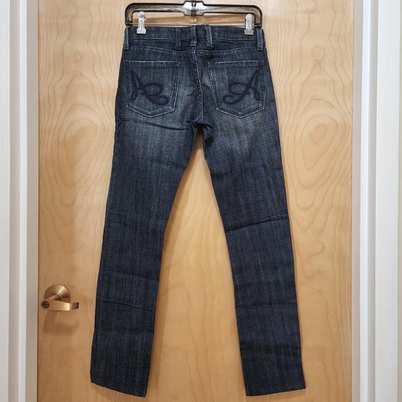 Anoname | Jeans | Anoname Dark Blue Signature Logo Jeans | Poshmark